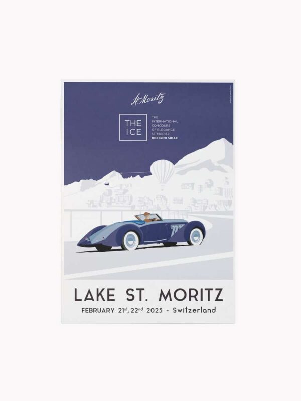 Fine-art 2025 edition poster | The ICE St. Moritz Shop | Designed by ...